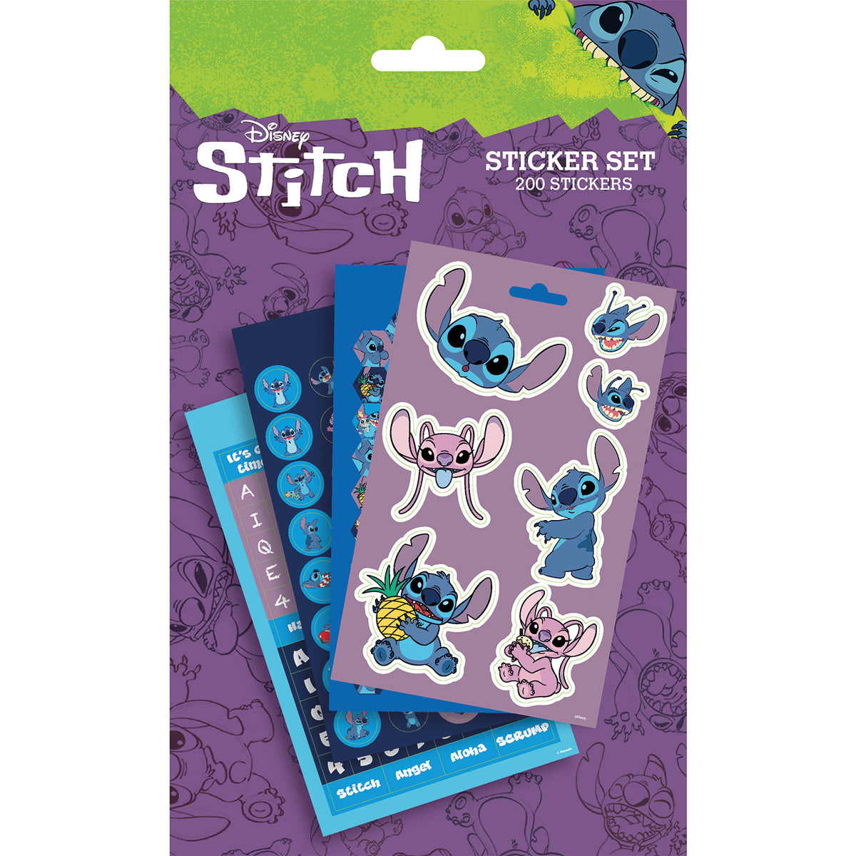 Lilo & Stitch 200 Sticker Set – Pyramid International