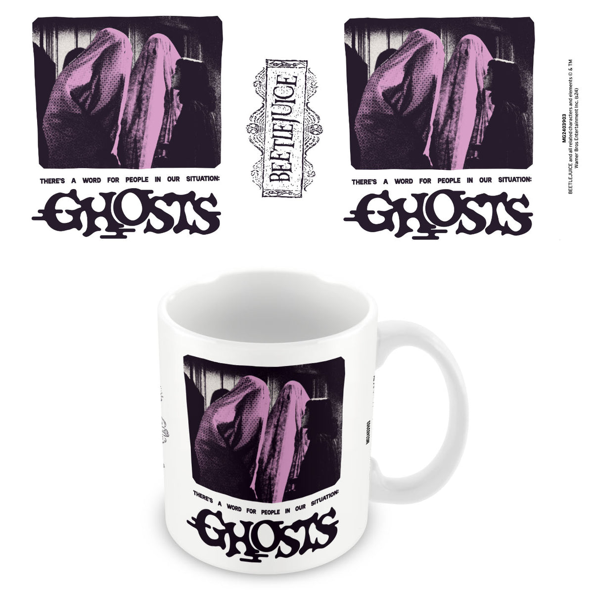 Beetlejuice (Ghosts) White Pod Mug – Pyramid International