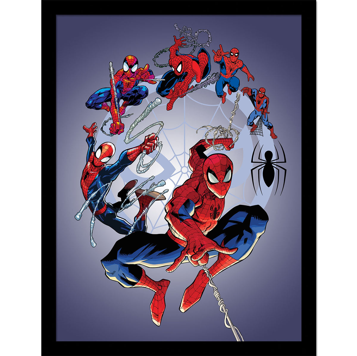 Spider-Man (Circle) Framed 30x40cm Print – Pyramid International