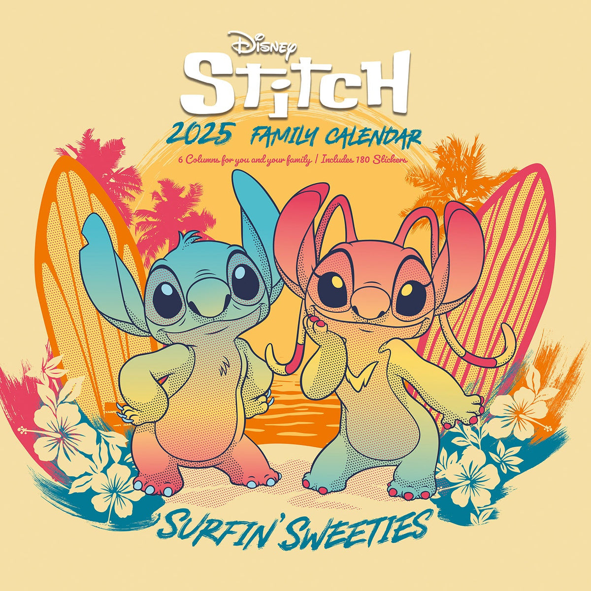 Lilo & Stitch 2025 30X30 Family Planner Calendar – Pyramid International
