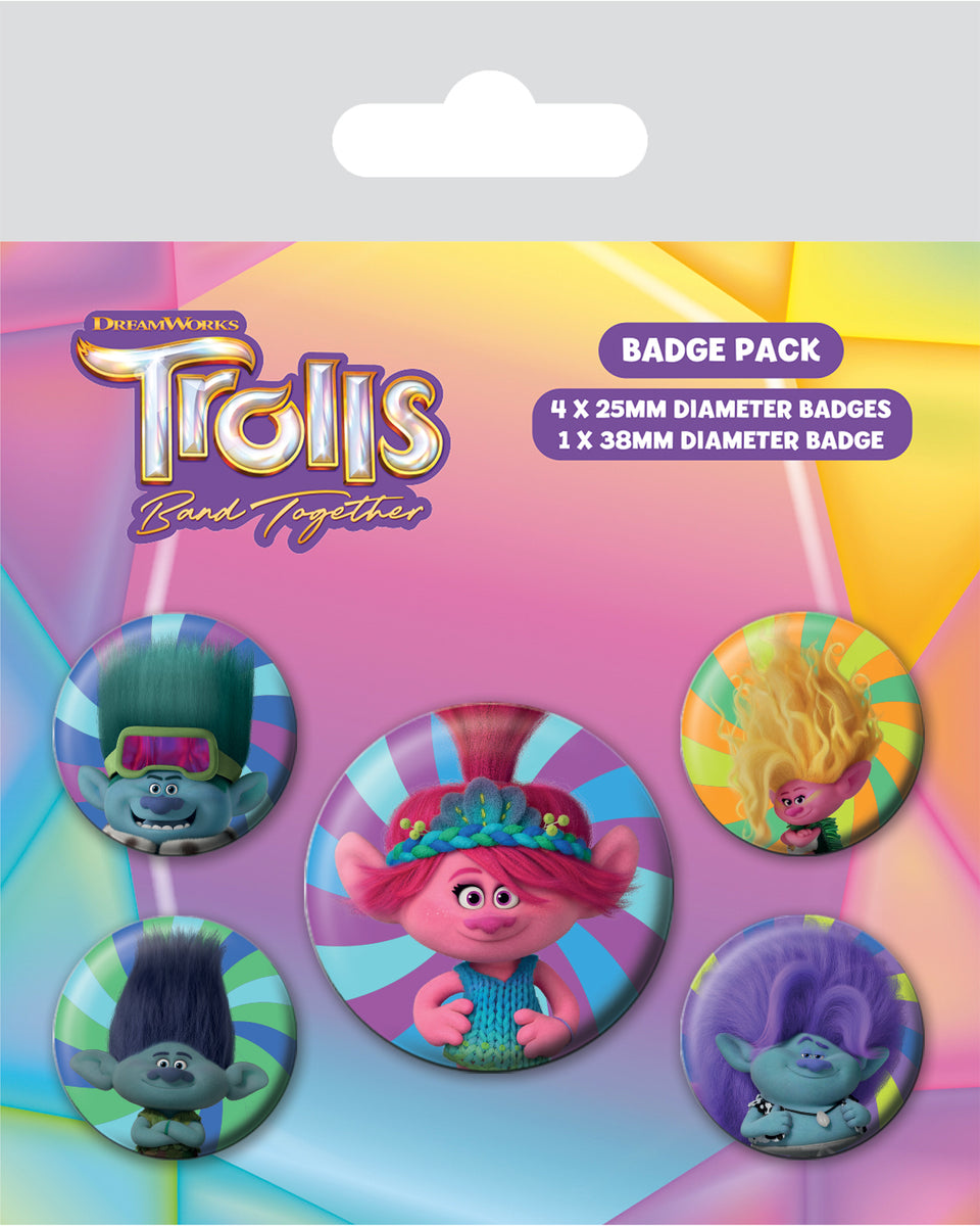 Trolls: Band Together (Perfect Harmony) Pin Badge Pack – Pyramid ...