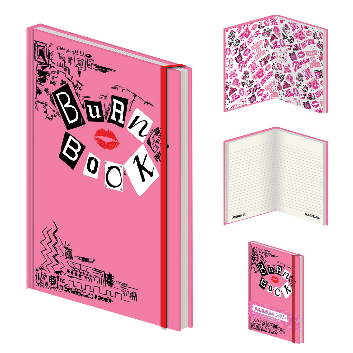 Mean Girls (Burn Book) A5 Case Bound Notebook – Pyramid International