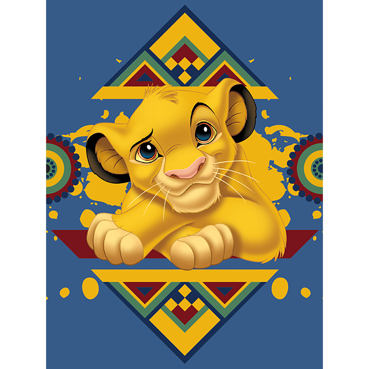 The Lion King (Simba Tribal Pattern) 60X80 – Pyramid International