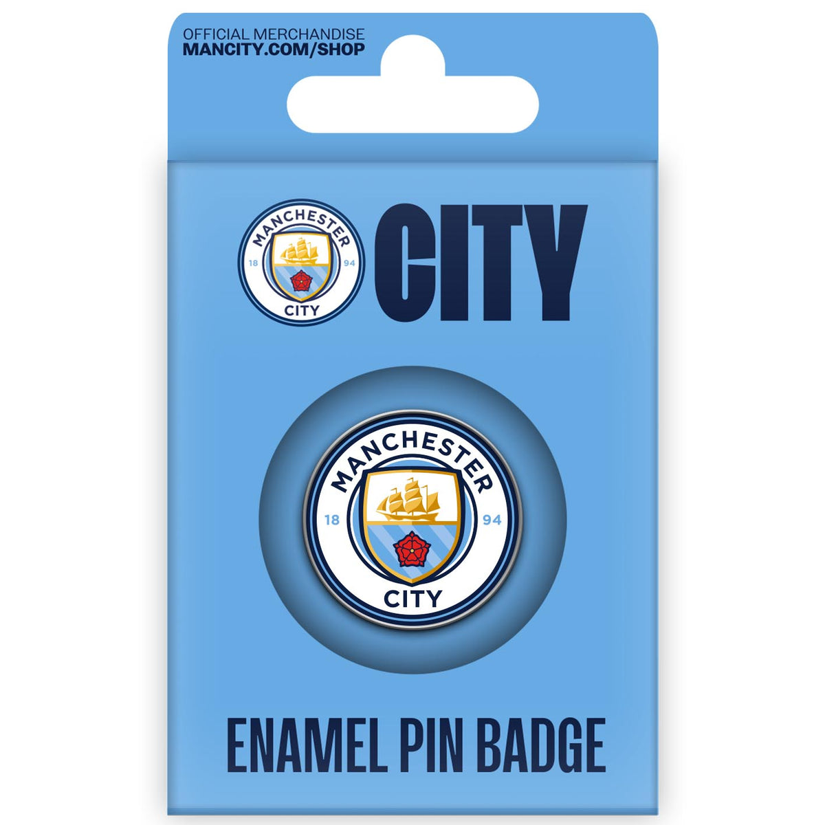 Manchester City (Club Crest) Enamel Pin Badge – Pyramid International