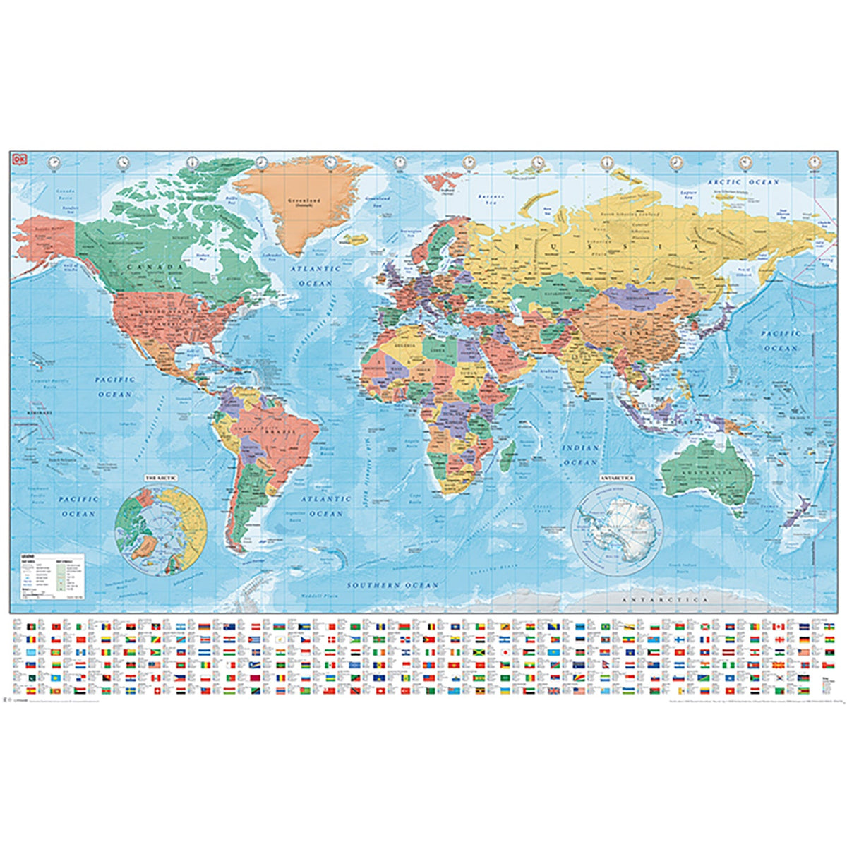 Dk (Modern World Map 2020) 61x91.5cm Maxi Poster – Pyramid International