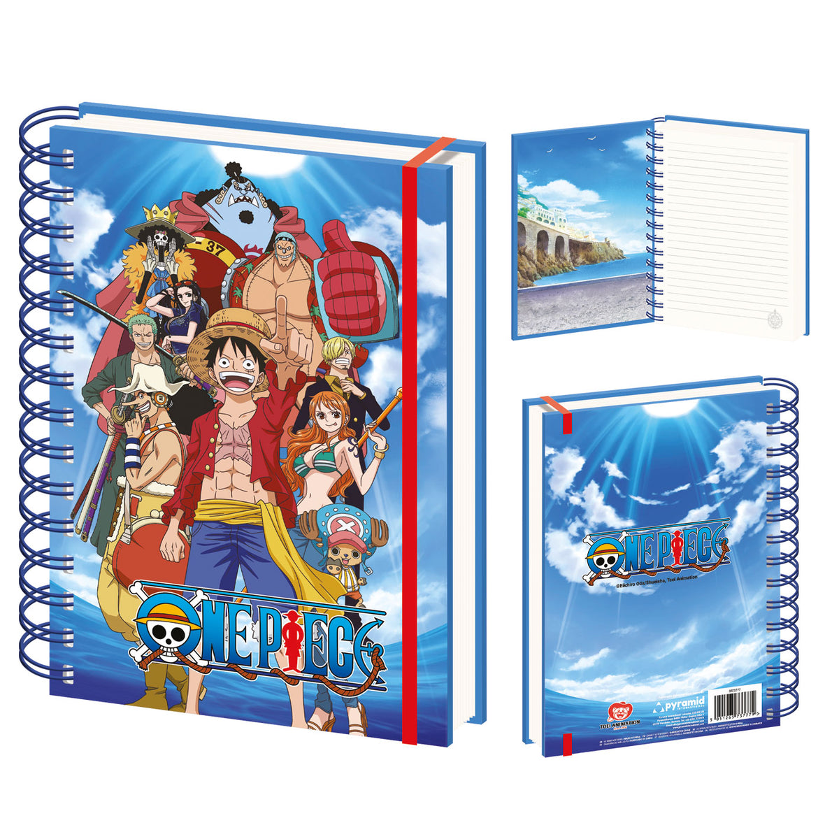 One Piece Anime (Crew) A5 Wiro Notebook – Pyramid International