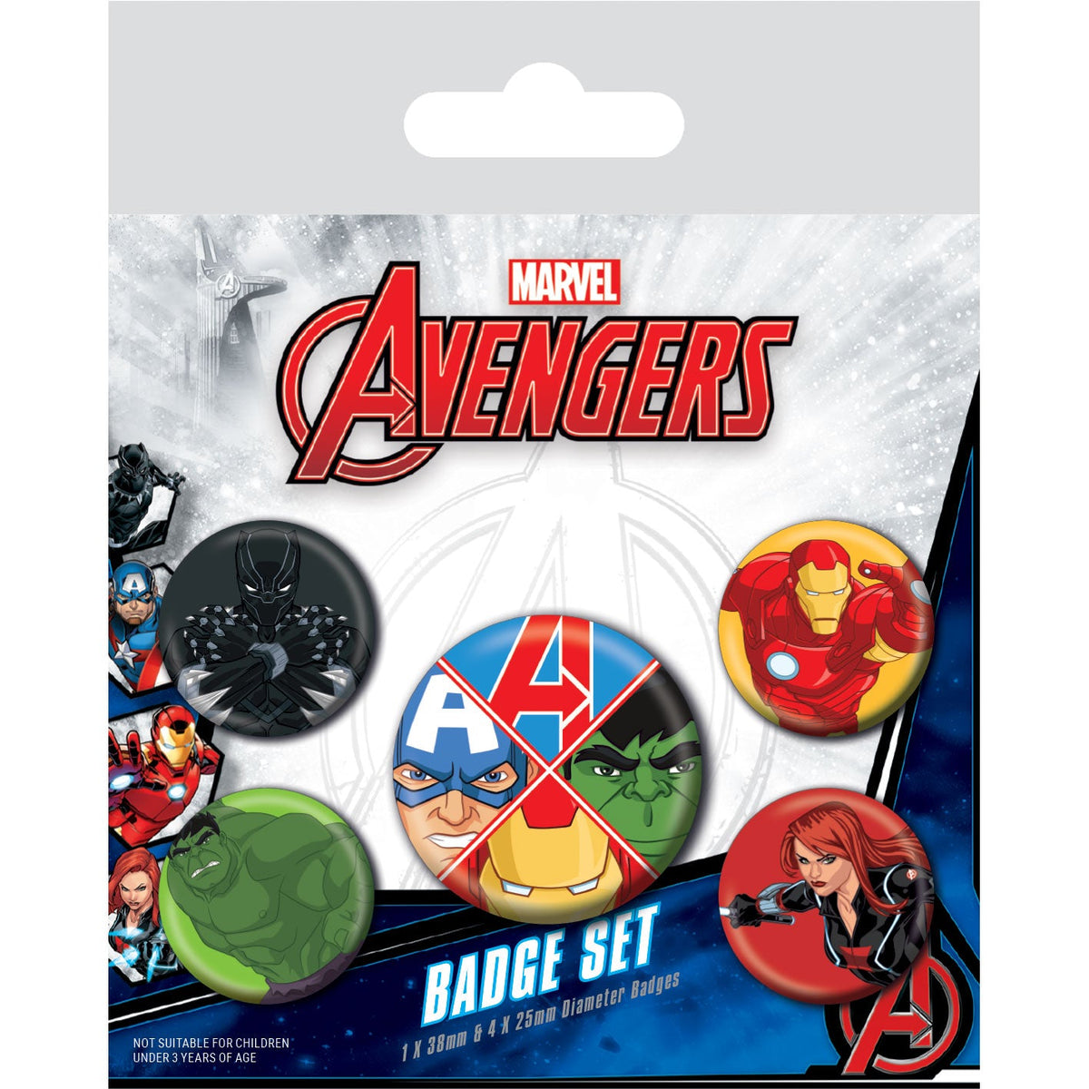 Avengers (Avengers Assemble) Pin Badge Pack – Pyramid International