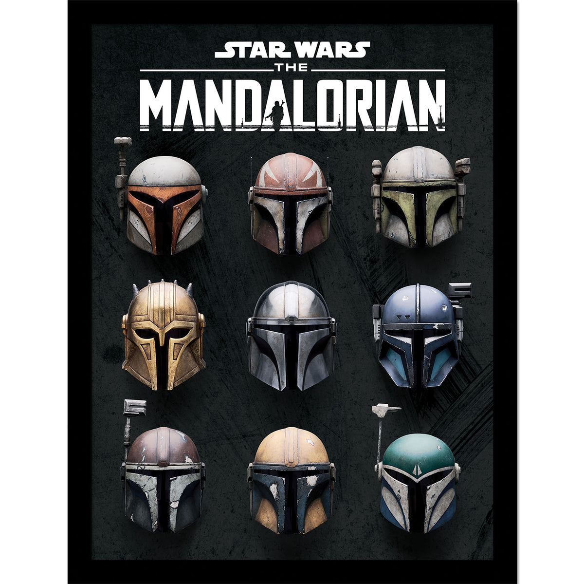 The Mandalorian (Helmets) Collector Print – Pyramid International