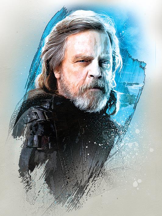 Star Wars: The Last Jedi (Luke Skywalker Brushstro – Pyramid International