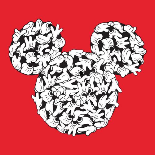 Mickey Mouse (Hands) 40X40 – Pyramid International