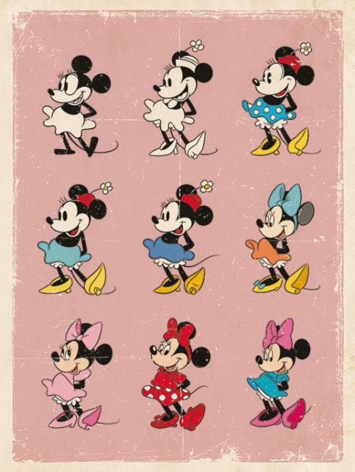 Minnie Mouse (Evolution) - 30 X 40Cm – Pyramid International