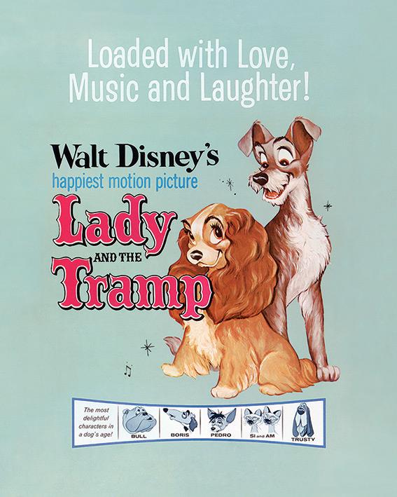 Lady And The Tramp (Love, Music And Laughter) - 40 X 50Cm – Pyramid ...