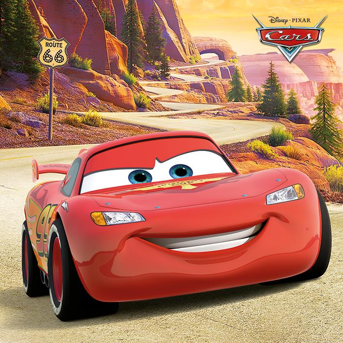 Cars (Lightning Mcqueen Route 66) 40X40 – Pyramid International