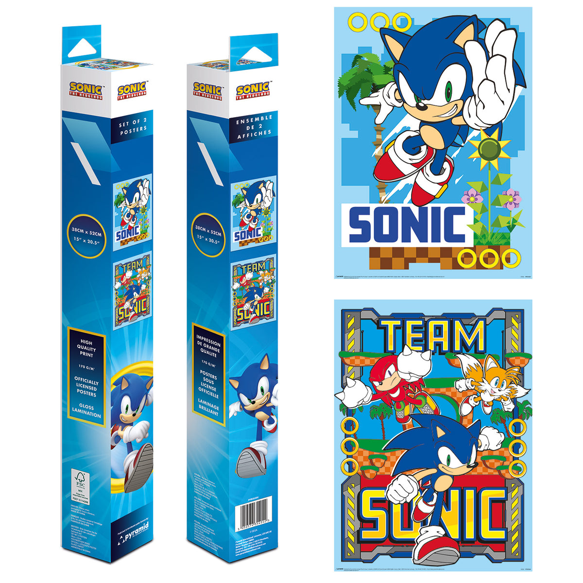 Sonic The Hedgehog Poster Set – Pyramid International