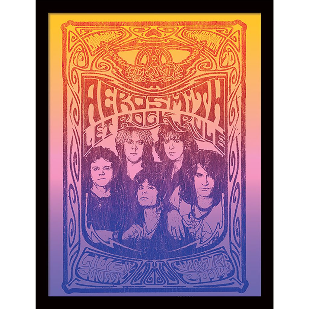 Aerosmith (Let Rock Rule) Framed 30x40cm Print – Pyramid International