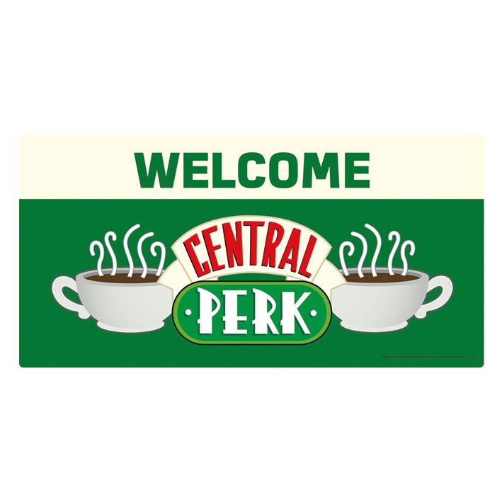 Friends (Welcome To Central Perk) 60x30cm Metal Sign – Pyramid ...