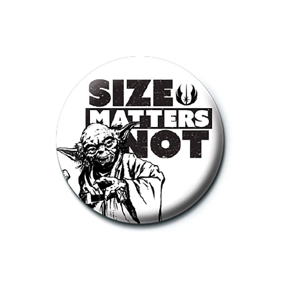 Star Wars (Size Matters Not) Pinbadge – Pyramid International