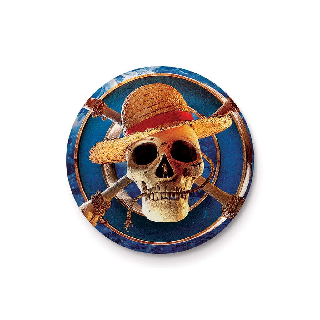 One Piece Live Action (Straw Hat Logo Icon) 25mm Button Pin Badge ...