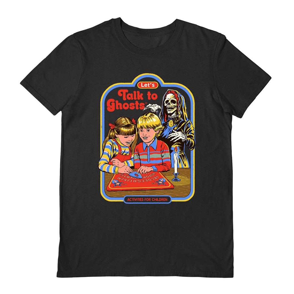 Steven Rhodes (Let's Talk To Ghosts) Black Unisex Short Sleeve T-Shirt ...