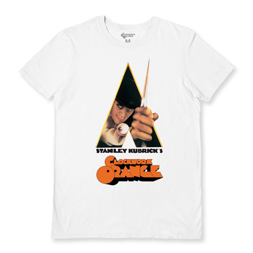 A Clockwork Orange (Dagger) White Unisex Short Sleeve T-Shirt – Pyramid ...