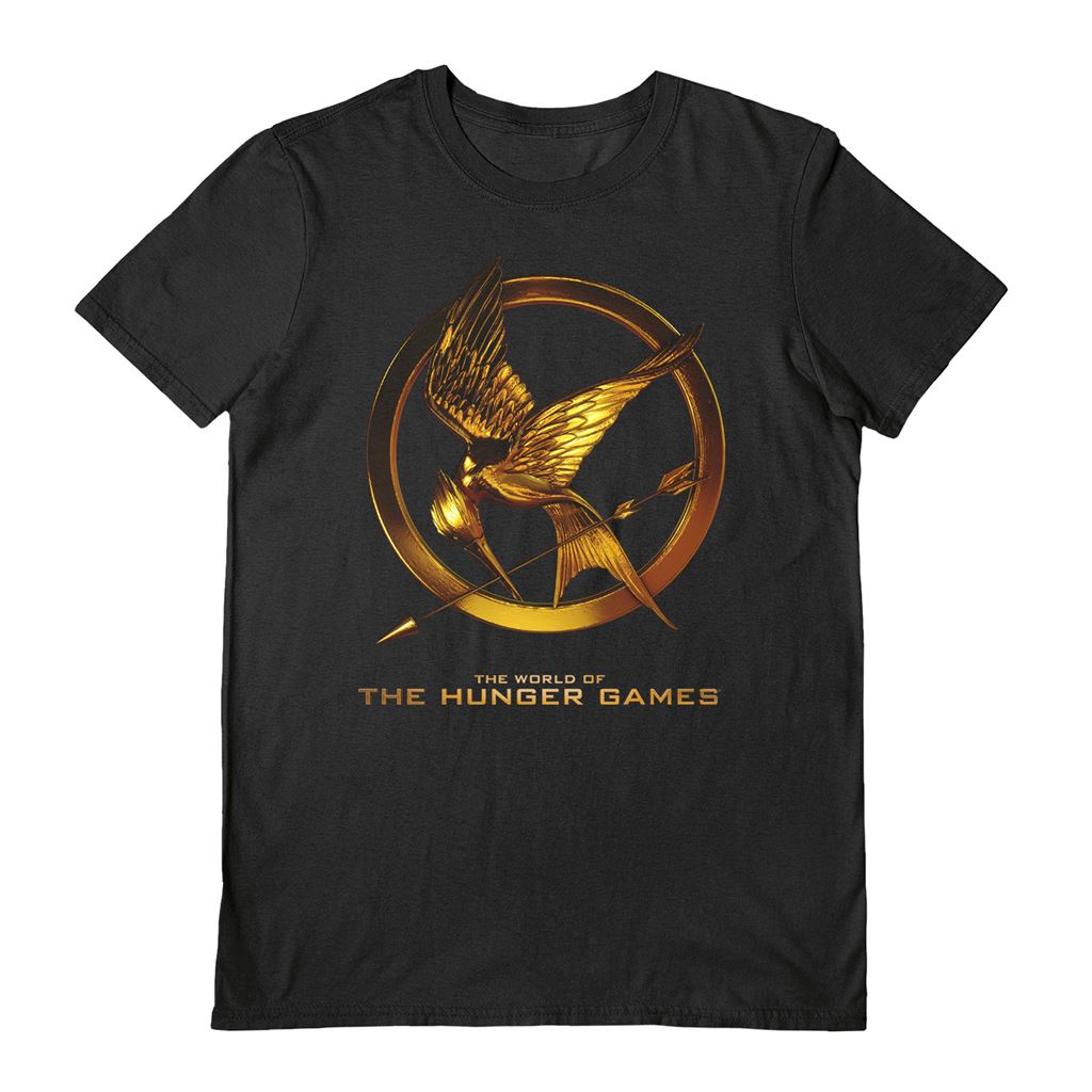 The Hunger Games (Mockingjay) Black Unisex Short Sleeve T-Shirt ...