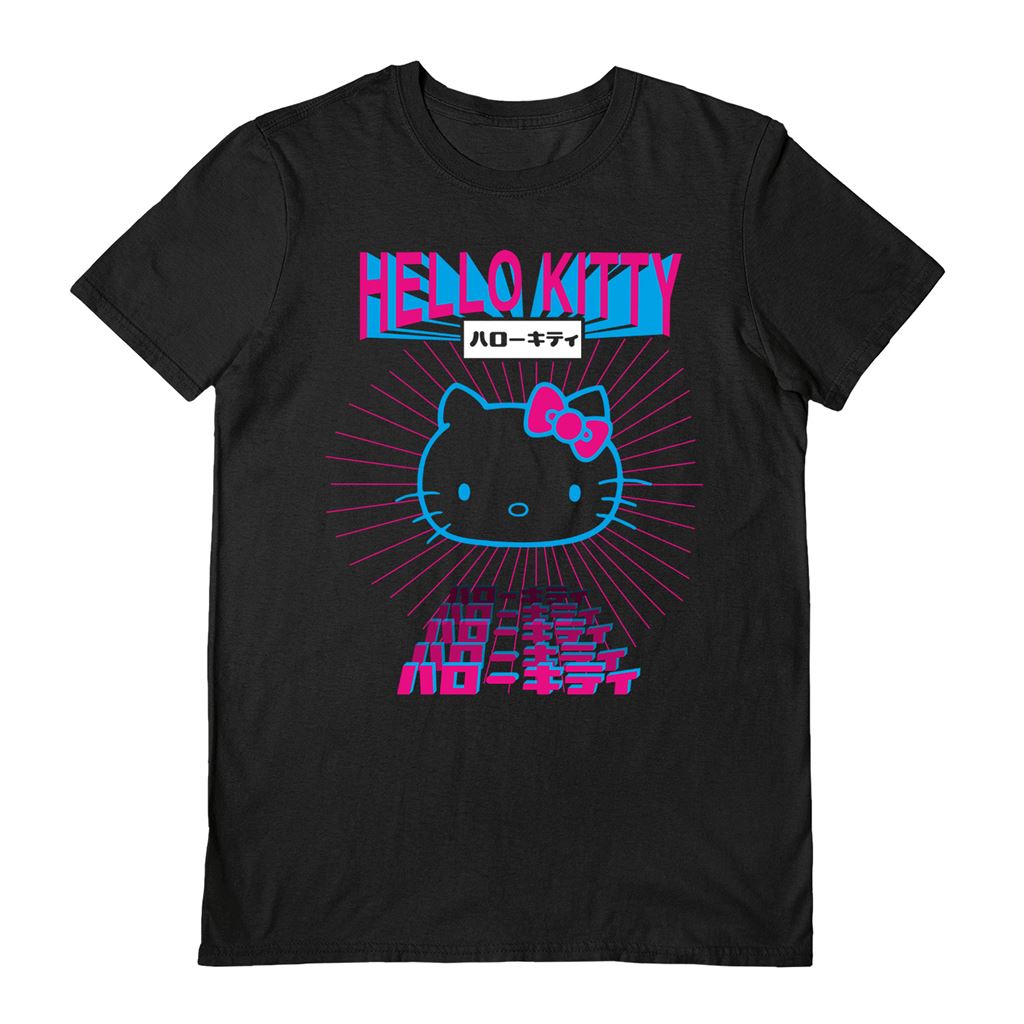 Sanrio (Hello Kitty Tokyo) Black Unisex T-Shirt – Pyramid International