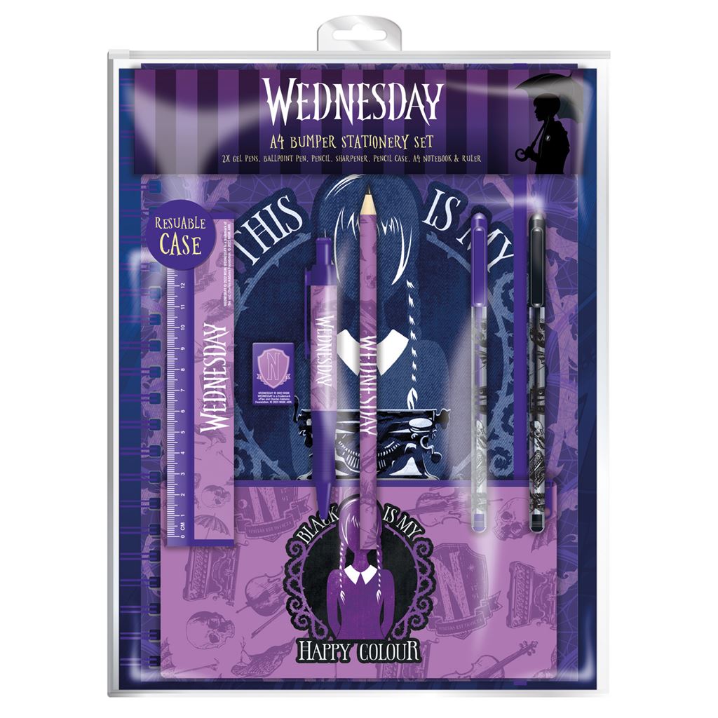 Wednesday (Writing Time) A4 Bumper Stationery Set – Pyramid International